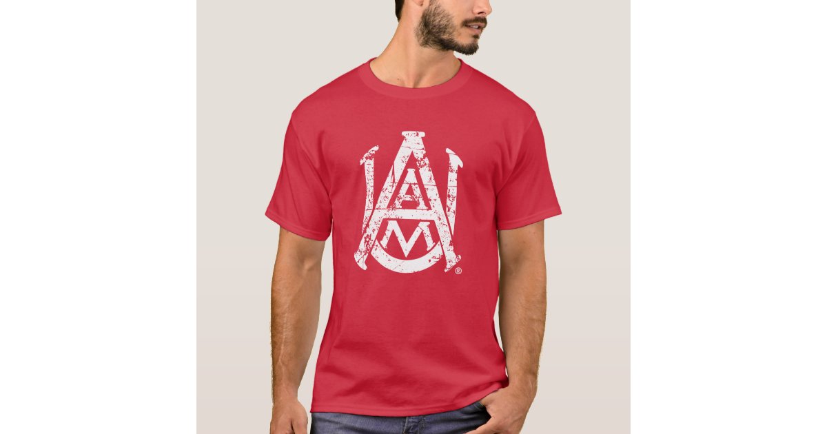 Alabama A&M University Distressed T-Shirt | Zazzle