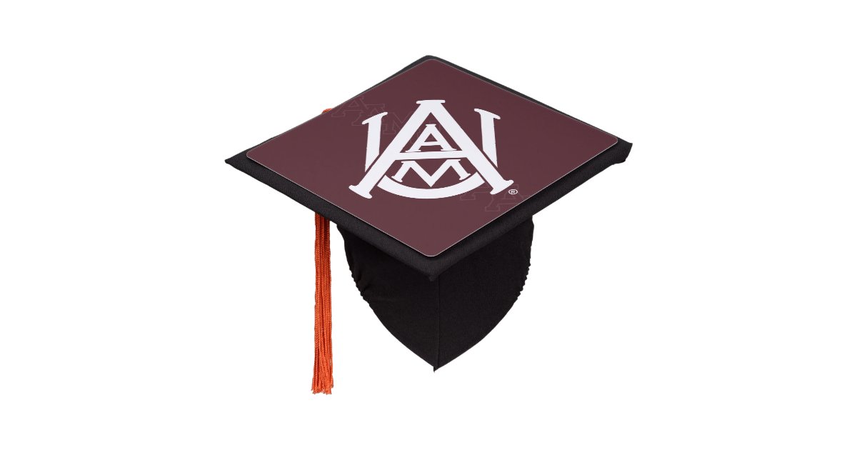 Alabama A&M University Watermark Graduation Cap Topper | Zazzle