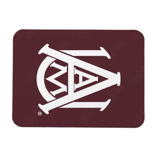 Alabama A&M University Watermark Magnet | Zazzle