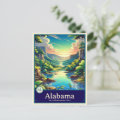 Alabama | Anime Style Cel Shaded Postcard | Zazzle