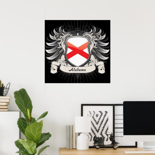 Alabama Crest Poster | Zazzle