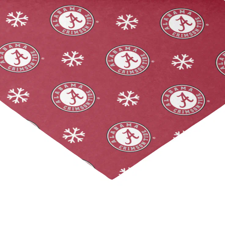 Alabama Crimson Holiday Tide Tissue Paper | Zazzle