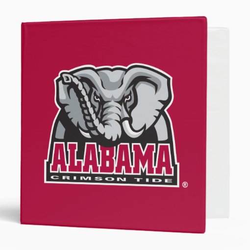 Alabama Crimson Tide Big Al Binder | Zazzle