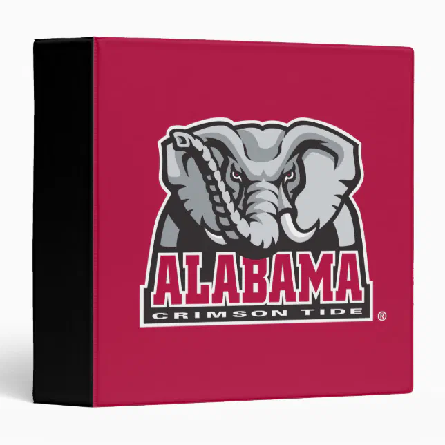 Alabama Crimson Tide Big Al Binder | Zazzle