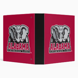 Alabama Crimson Tide Big Al Binder | Zazzle