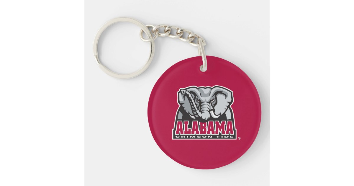Alabama Crimson Tide Big Al Keychain | Zazzle