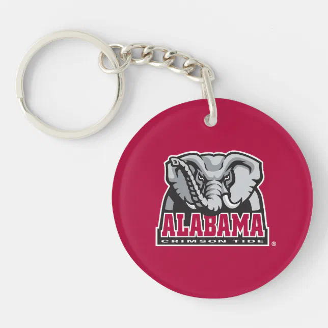 Alabama Crimson Tide Big Al Keychain | Zazzle
