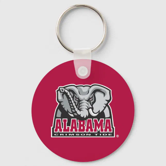Alabama Crimson Tide Big Al Keychain | Zazzle