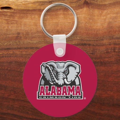 Alabama Crimson Tide Big Al Keychain | Zazzle