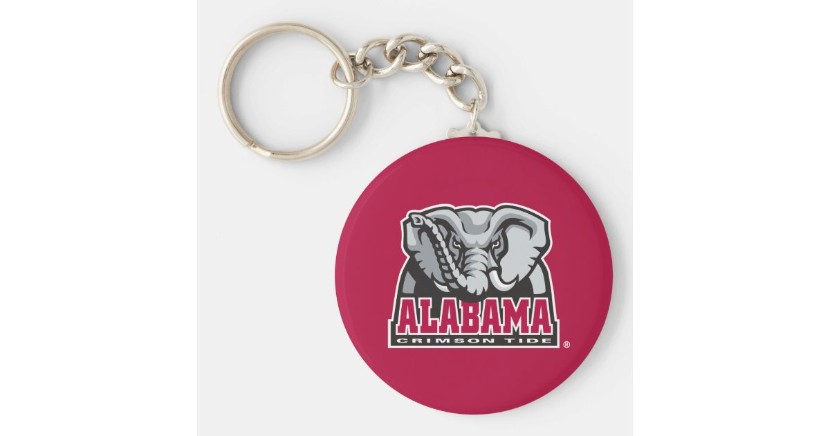 Alabama Crimson Tide Big Al Keychain | Zazzle.com