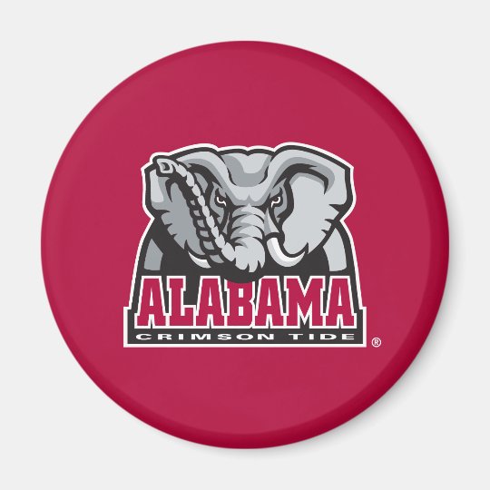 Alabama Crimson Tide Big Al Magnet | Zazzle.com