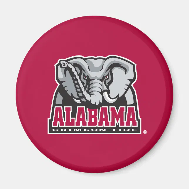 Alabama Crimson Tide Big Al Magnet | Zazzle