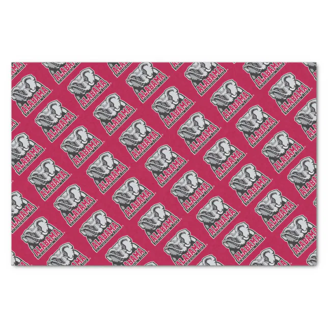 Alabama Crimson Tide Big Al Tissue Paper | Zazzle