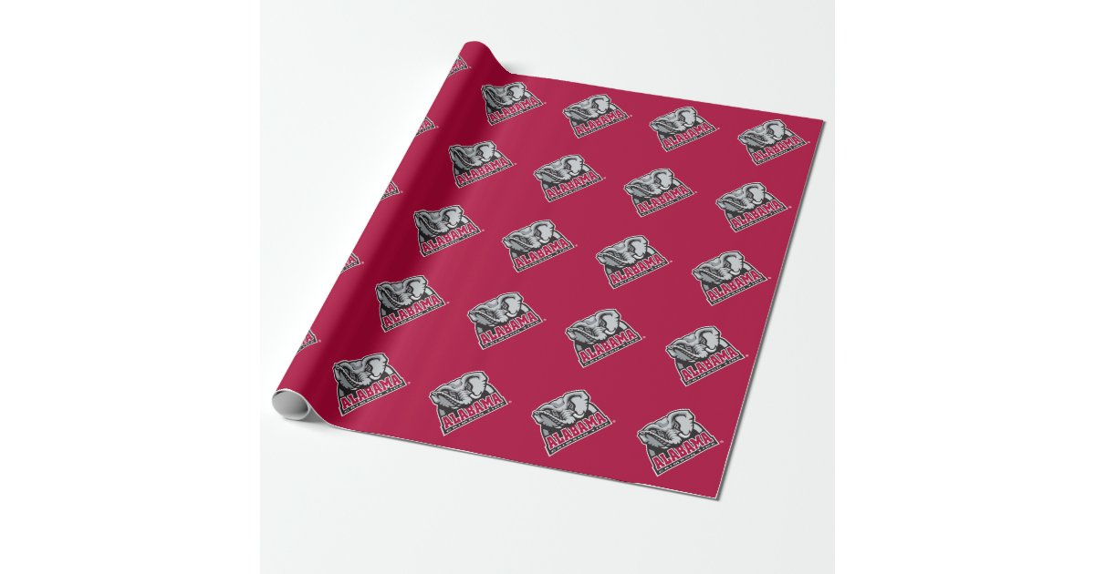 Alabama Crimson Tide Big Al Wrapping Paper | Zazzle