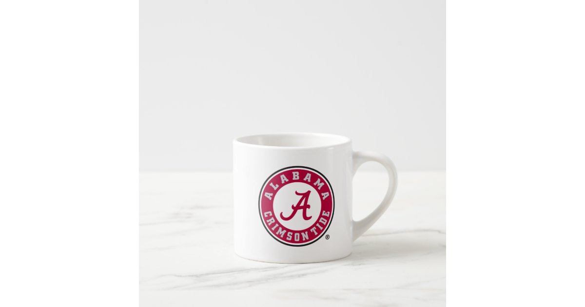 Alabama Crimson Tide Circle Espresso Cup | Zazzle