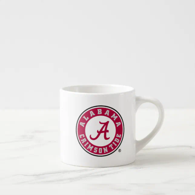Alabama Crimson Tide Circle Espresso Cup | Zazzle