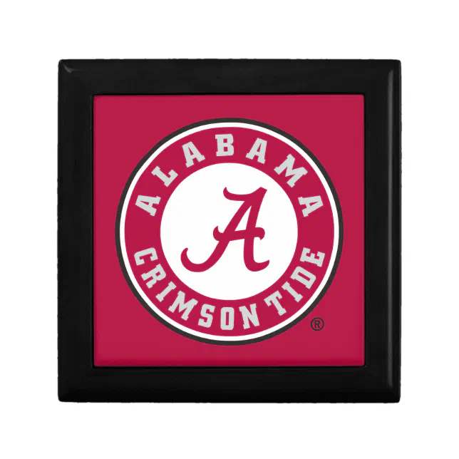 Alabama Crimson Tide Circle Gift Box | Zazzle