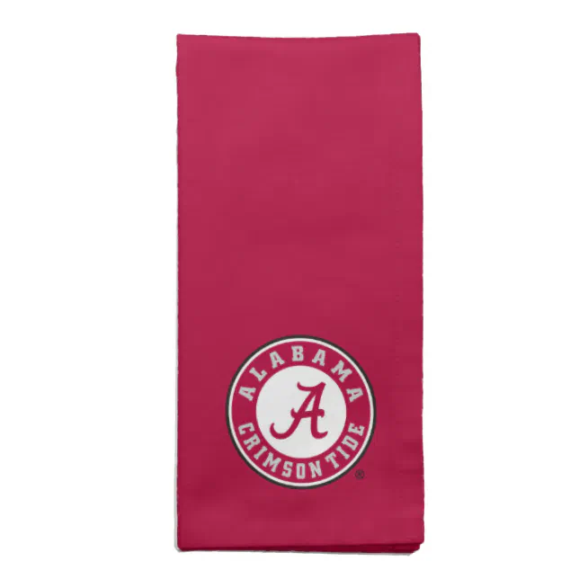 Alabama Crimson Tide Circle Napkin | Zazzle