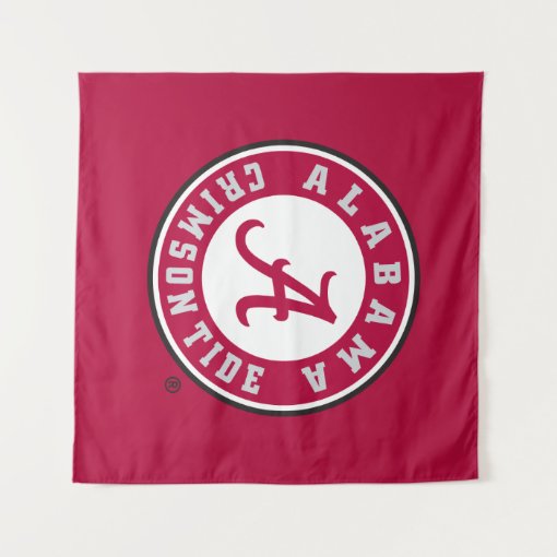 Alabama Crimson Tide Circle Tapestry | Zazzle