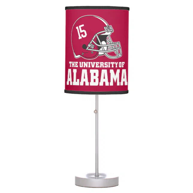 Alabama Crimson Tide Football Helmet Table Lamp | Zazzle