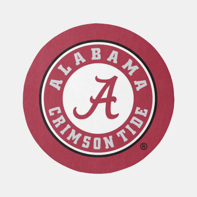Alabama Crimson Tide Logo Rug | Zazzle