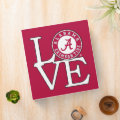 Alabama Crimson Tide Love 3 Ring Binder | Zazzle