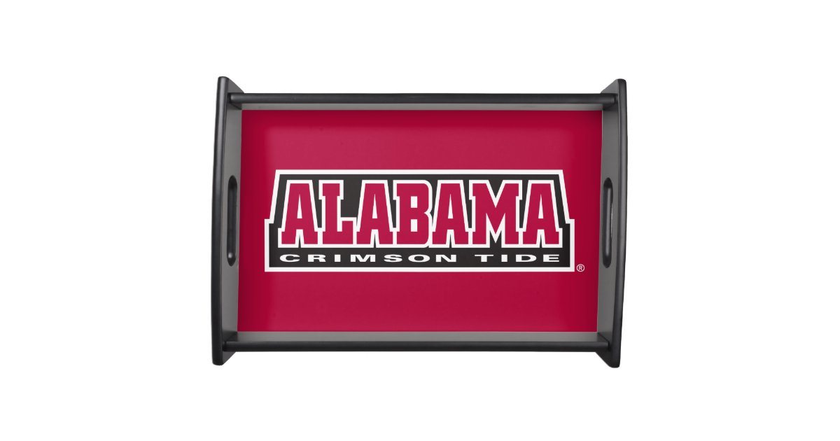 Alabama Crimson Tide Serving Tray | Zazzle
