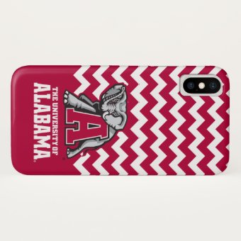 Alabama Crimson Tide w/ Big Al Case-Mate iPhone Case | Zazzle