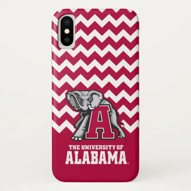Alabama Crimson Tide w/ Big Al Case-Mate iPhone Case | Zazzle
