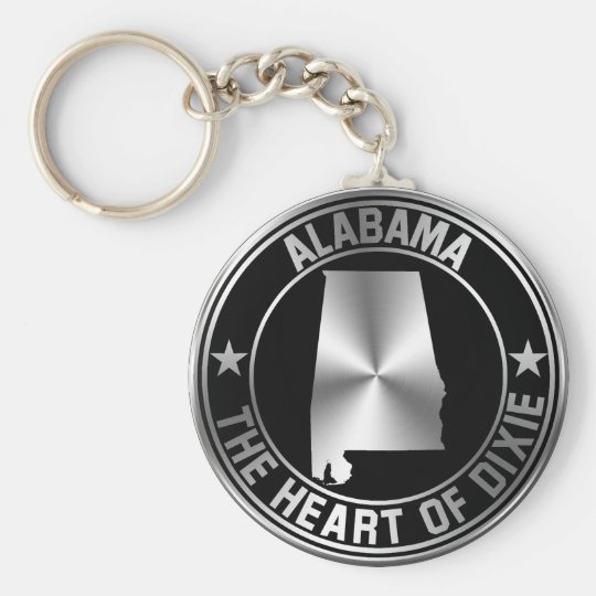 Alabama Emblem Keychain | Zazzle.com