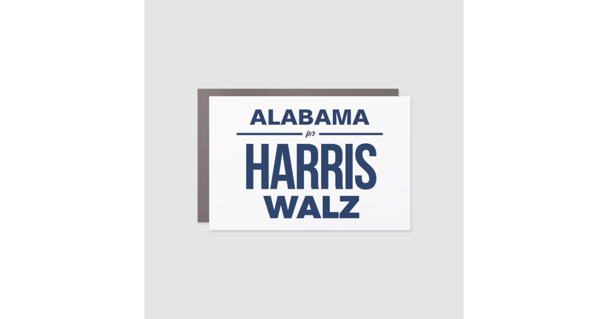Alabama Harris Walz Car Magnet | Zazzle