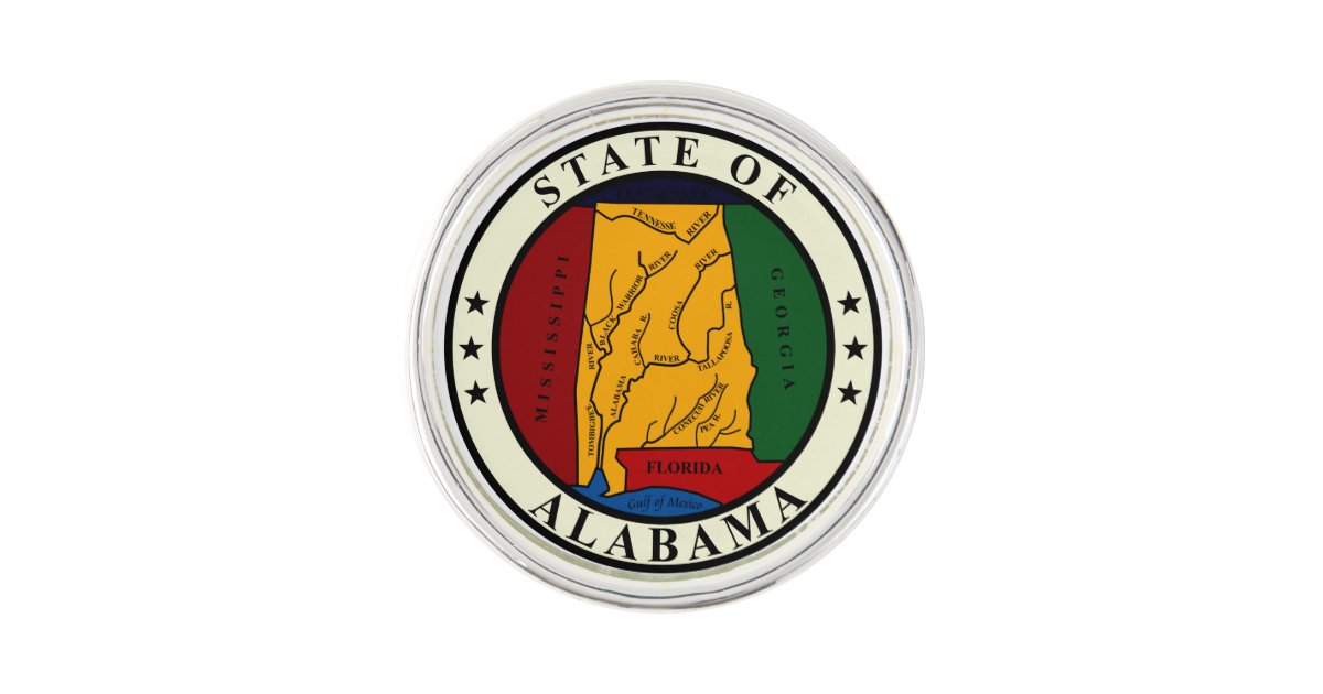 Alabama Lapel Pin | Zazzle