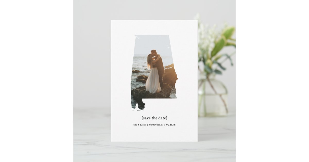 Alabama Save the Date Photo Card | Zazzle