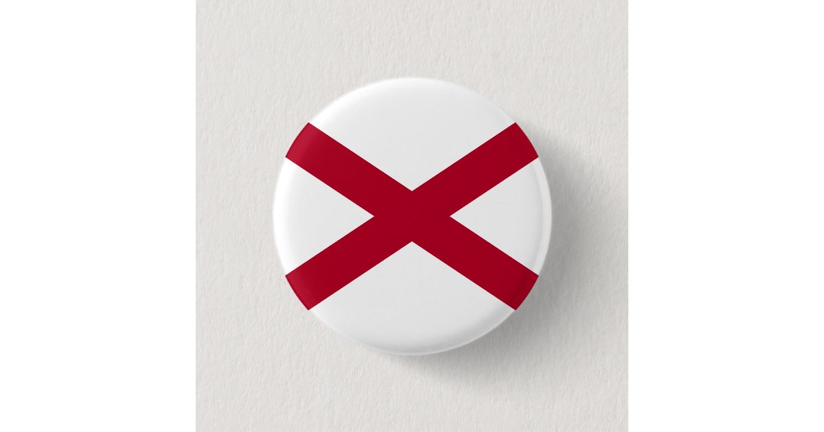 Alabama State Flag Button | Zazzle
