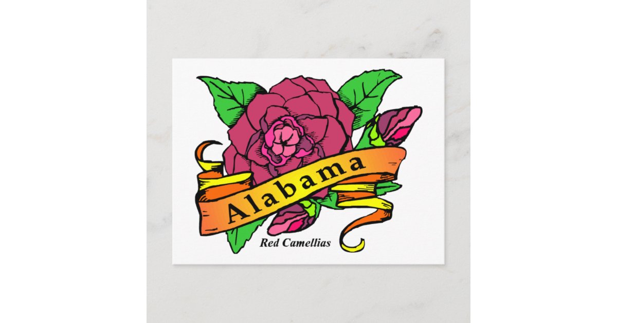 Alabama State Flower Postcard | Zazzle