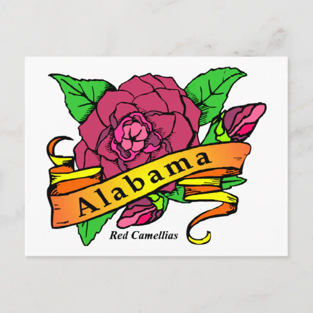 Alabama State Flower Postcard | Zazzle