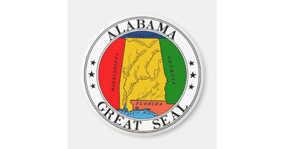 Alabama State Seal Magnet | Zazzle