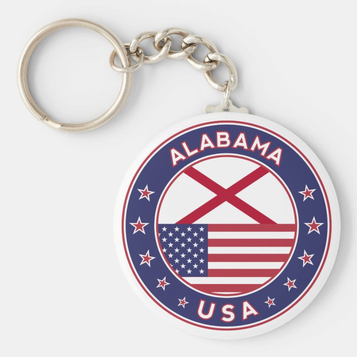 Alabama, USA States, Alabama Keychain | Zazzle.com