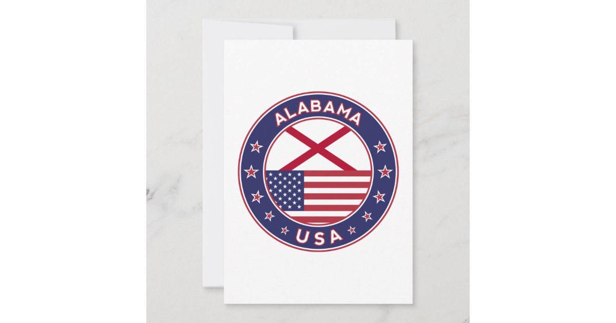 Alabama, USA States, Invitation | Zazzle