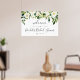 Alabaster Floral Bridal Shower Welcome Poster | Zazzle
