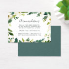 Customize Wedding Hotel Accommodation Insert Card | Zazzle.com