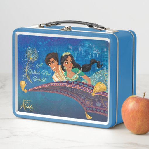 Aladdin | A Whole New World Metal Lunch Box | Zazzle