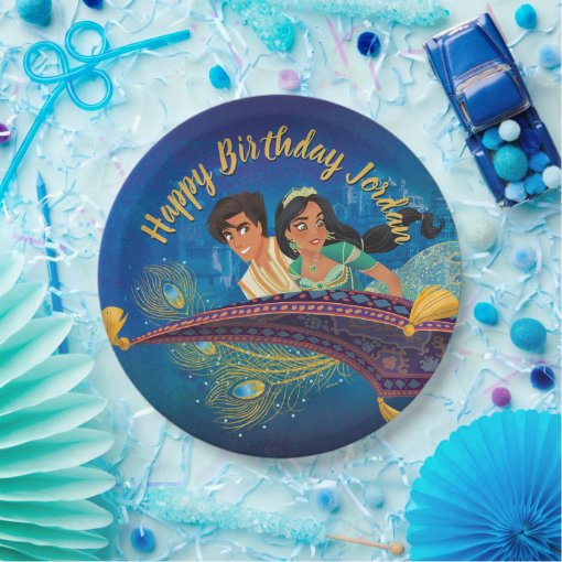 Aladdin | A Whole New World Paper Plates | Zazzle
