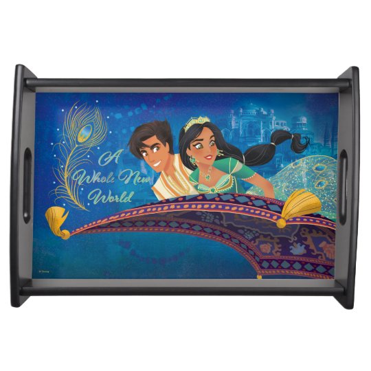 Aladdin | A Whole New World Serving Tray | Zazzle.com