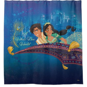 Aladdin | A Whole New World Shower Curtain | Zazzle