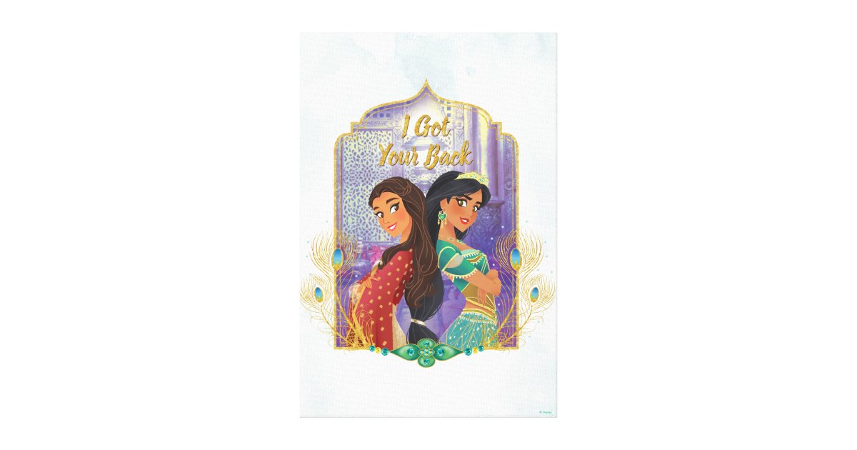 Aladdin | Dalia And Jasmine Canvas Print | Zazzle