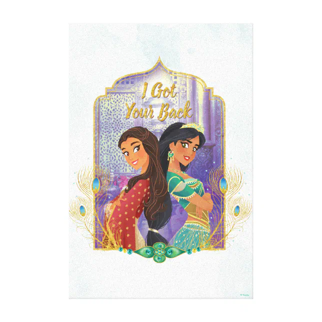 Aladdin | Dalia And Jasmine Canvas Print | Zazzle