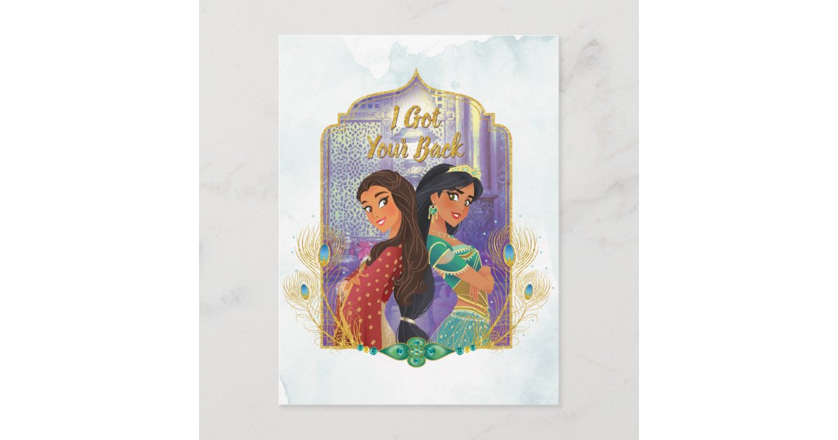 Aladdin | Dalia And Jasmine Postcard | Zazzle