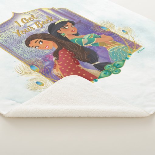 Aladdin | Dalia And Jasmine Sherpa Blanket | Zazzle