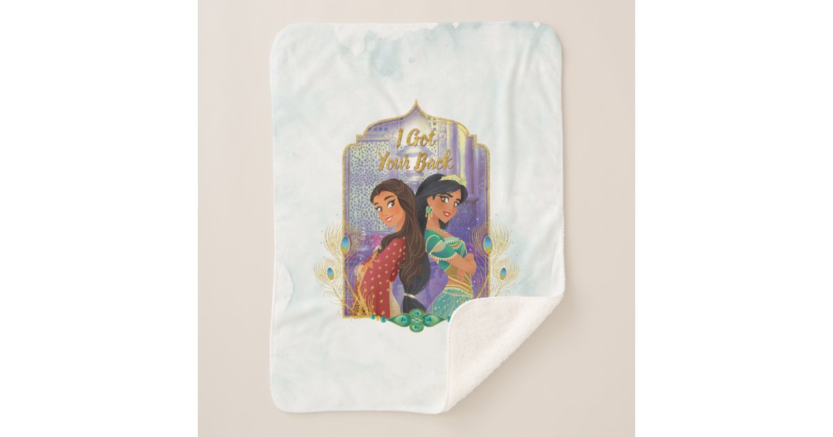 Aladdin | Dalia And Jasmine Sherpa Blanket | Zazzle